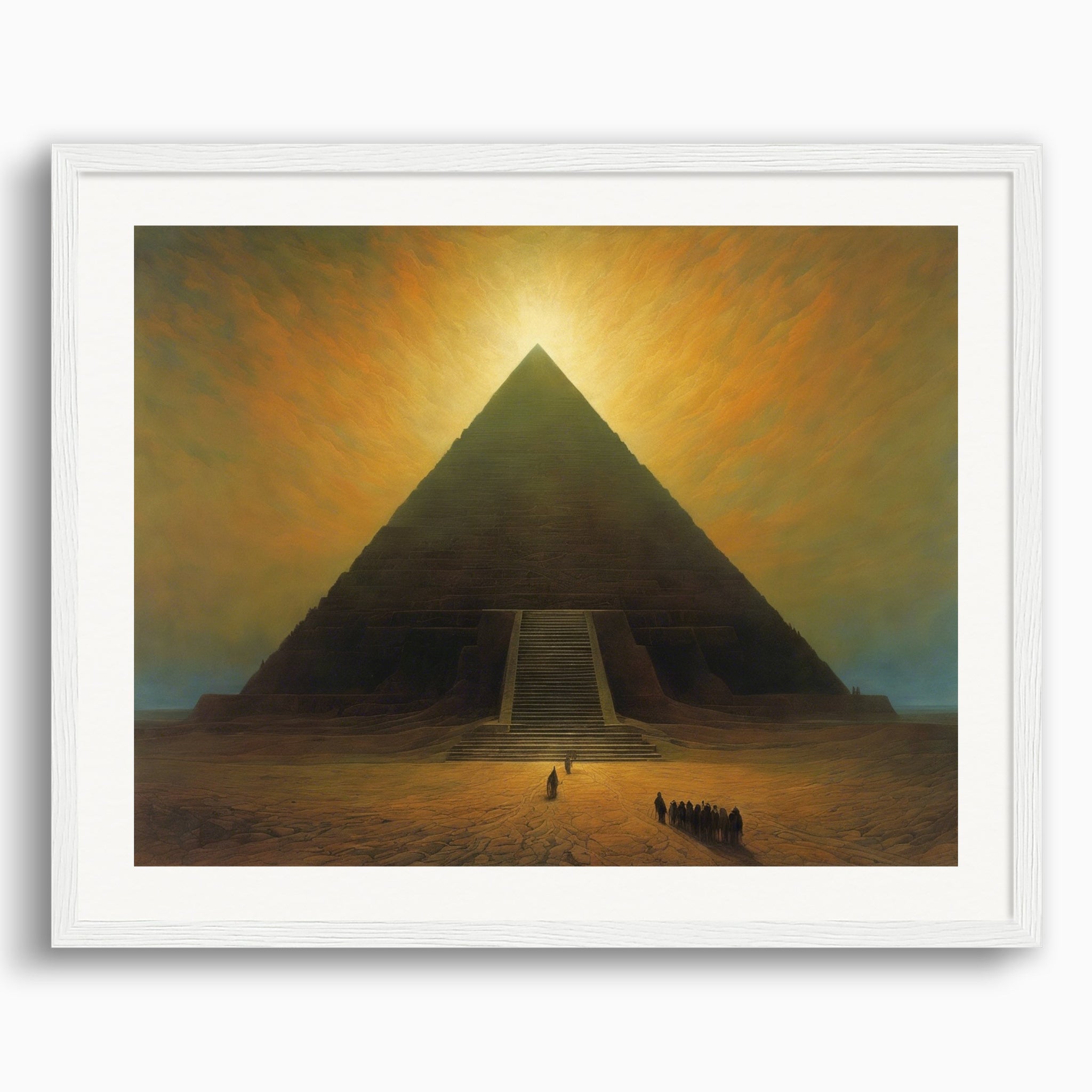Atmospheric, dark and mystical, The Great Pyramid - Poster | Wall Art ...
