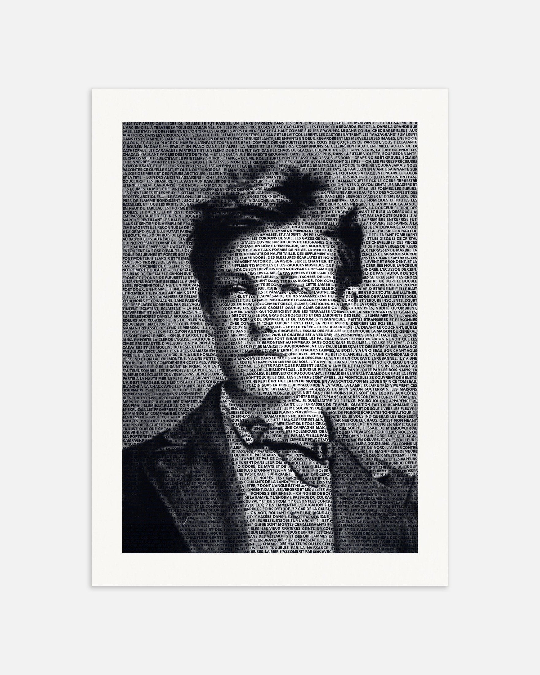 Arthur Rimbaud, Portrait in Illuminations - Art print | Posterscape