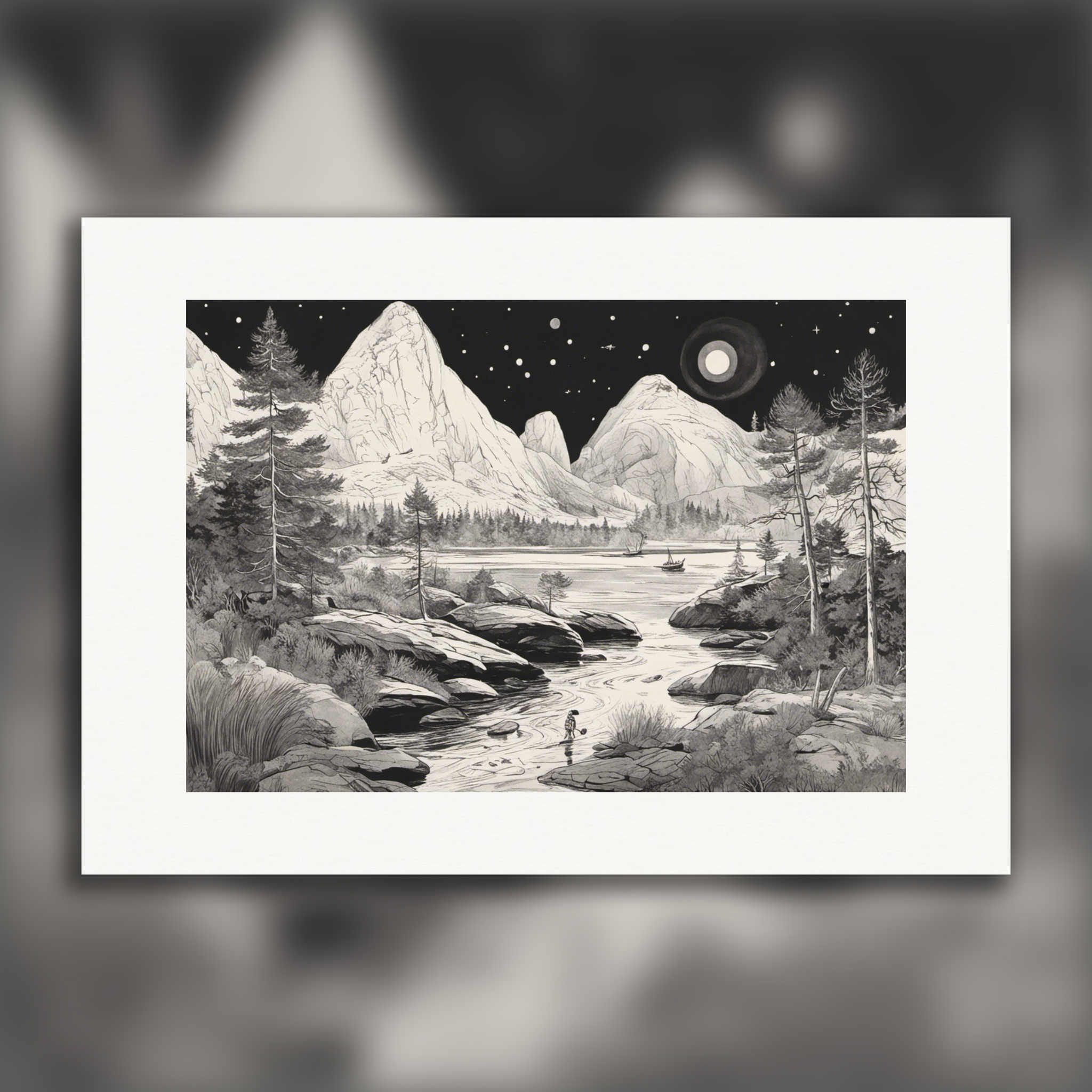 Moomins landscape - Poster | Posterscape