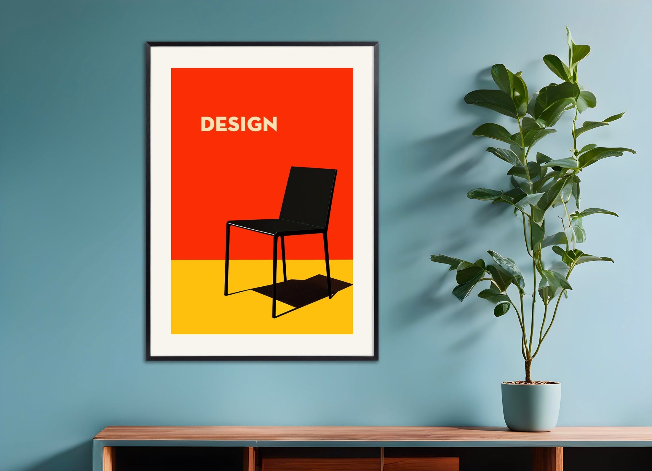 Poster Chair - Design | Wall Art Print