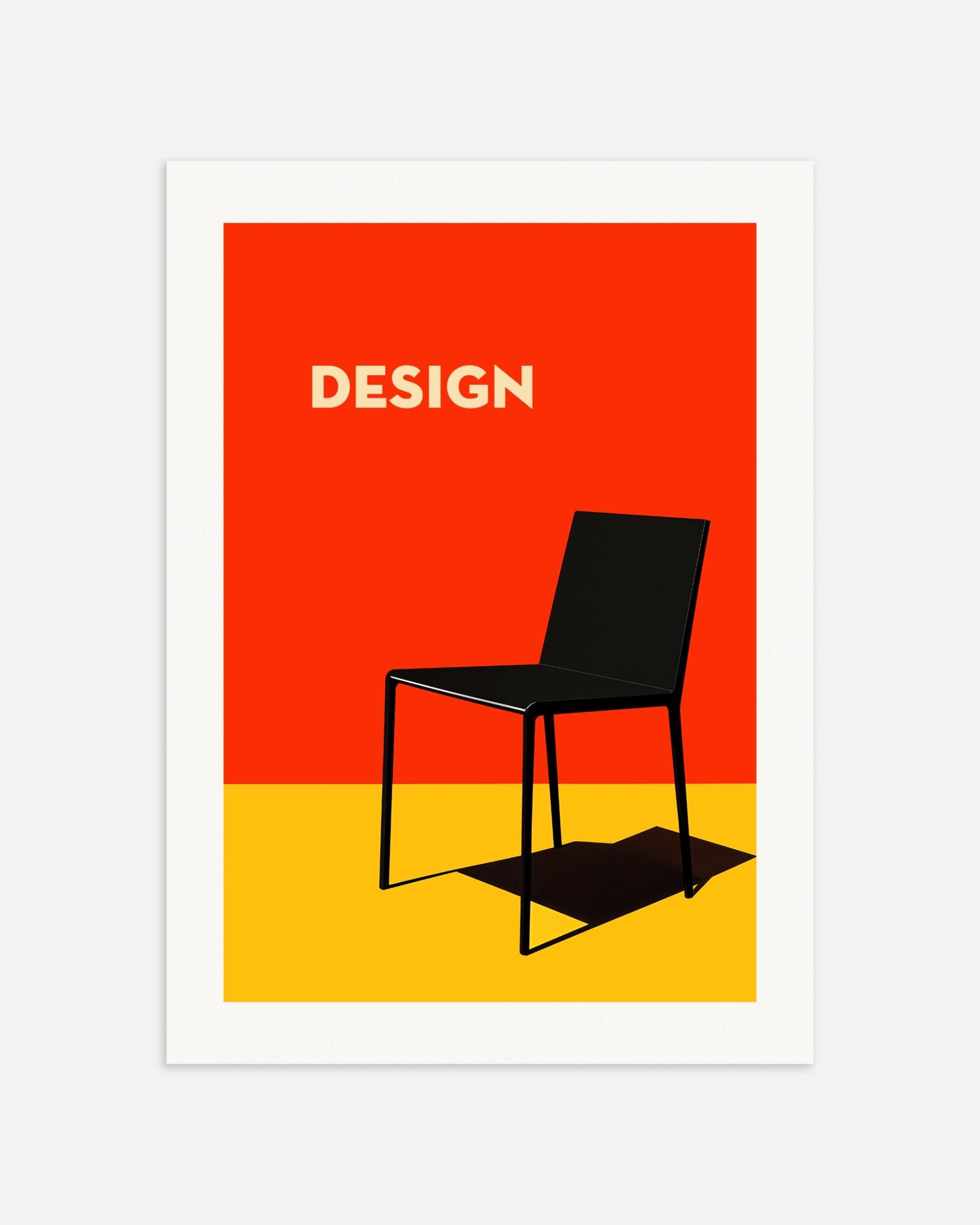 Poster Chair - Design | Wall Art Print