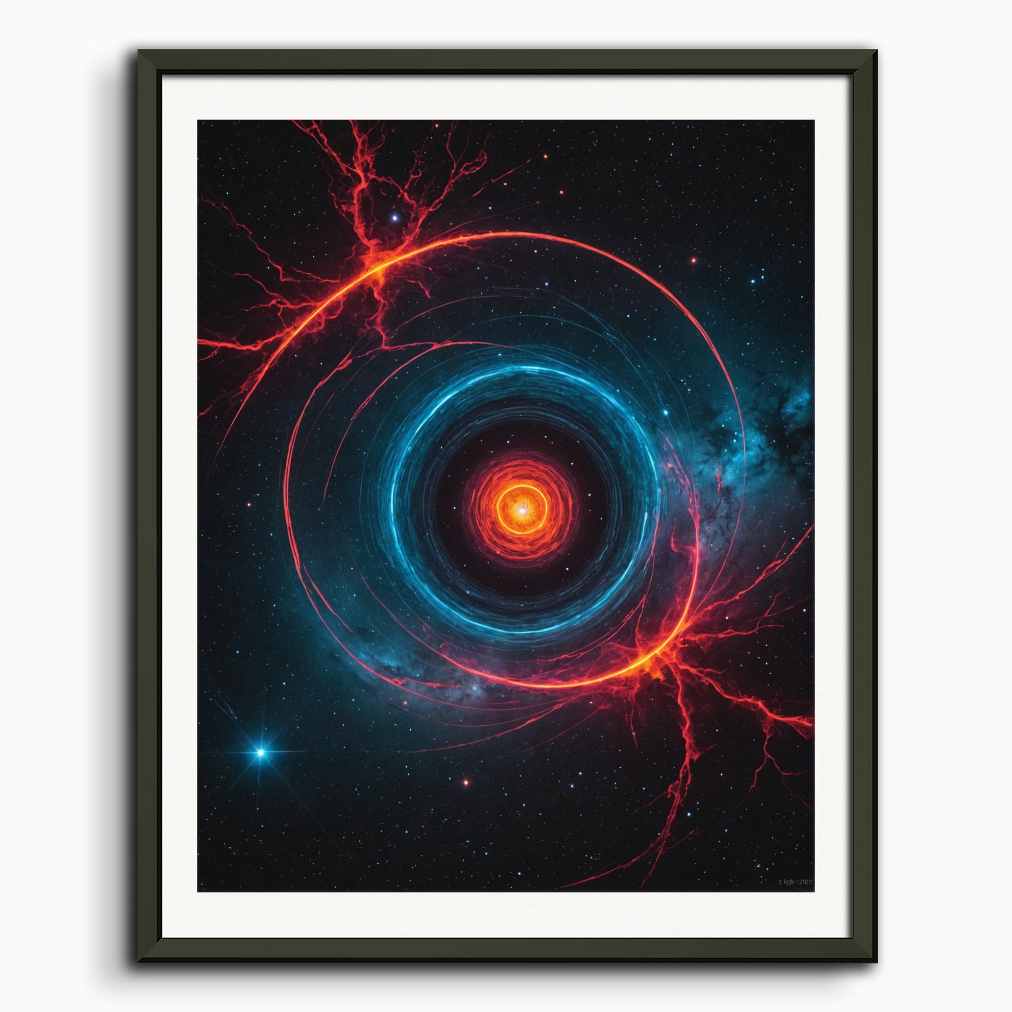 Photolab luminescent neon, space phenomenon - Poster | Wall Art Print