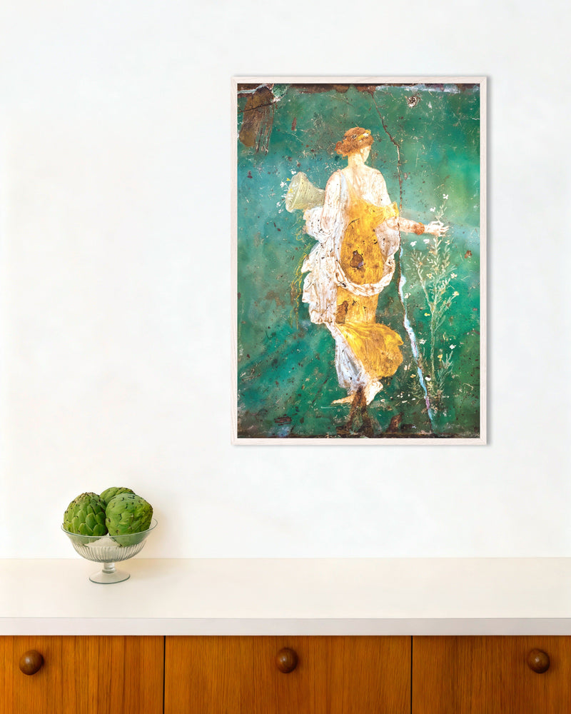 Flora Wall Fresco – Stabiae - Ancient Roman Painting Poster | Posterscape