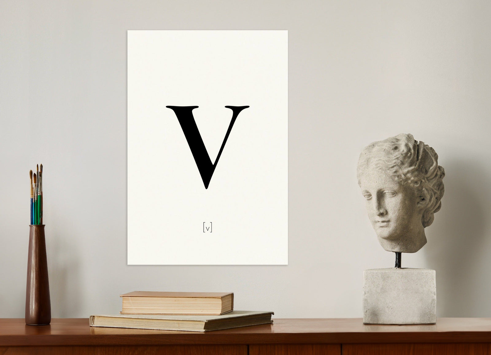 Letra V - Póster | Stampe de Arte de Parede
