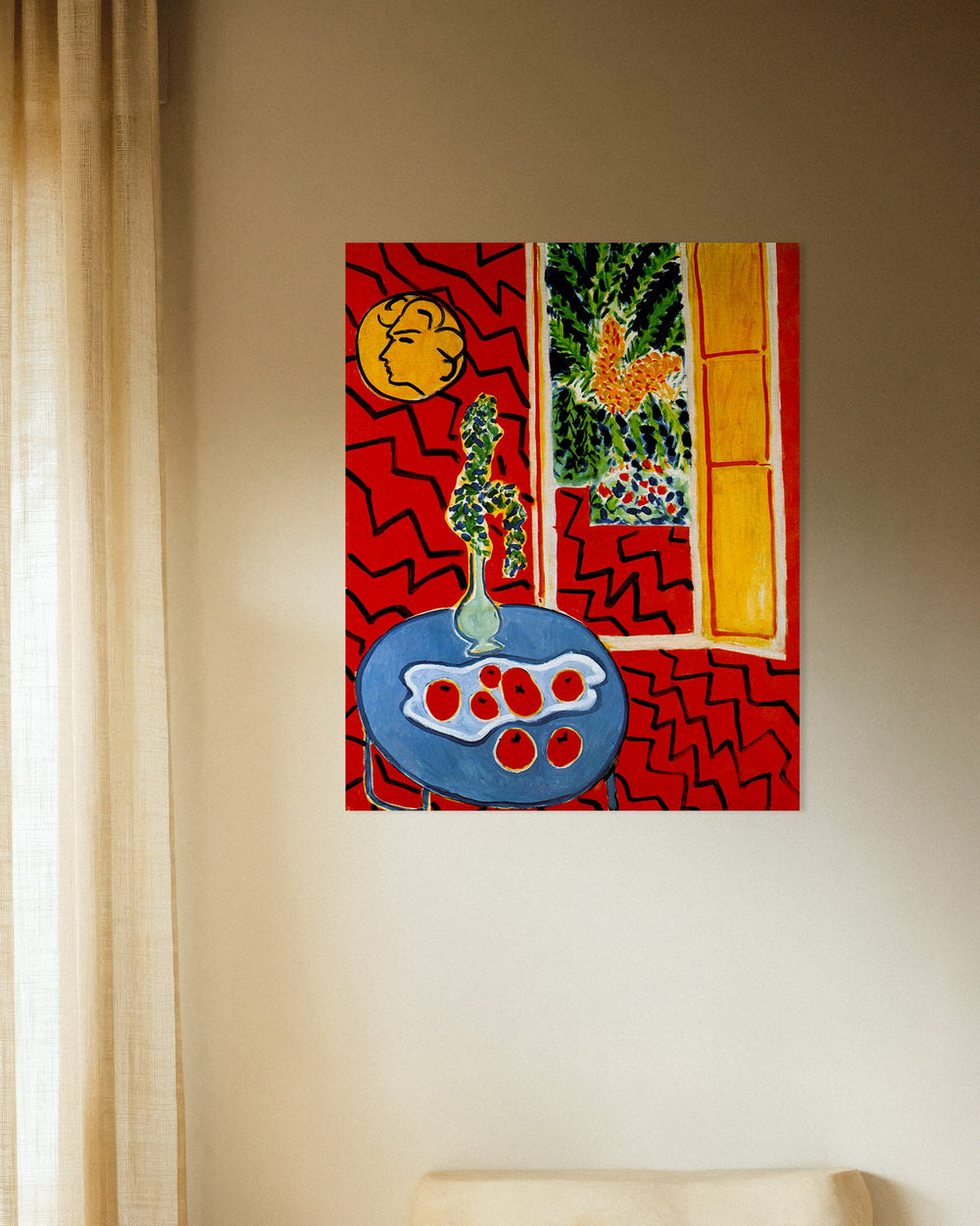 Matisse Red Interior 1947 Poster | Posterscape