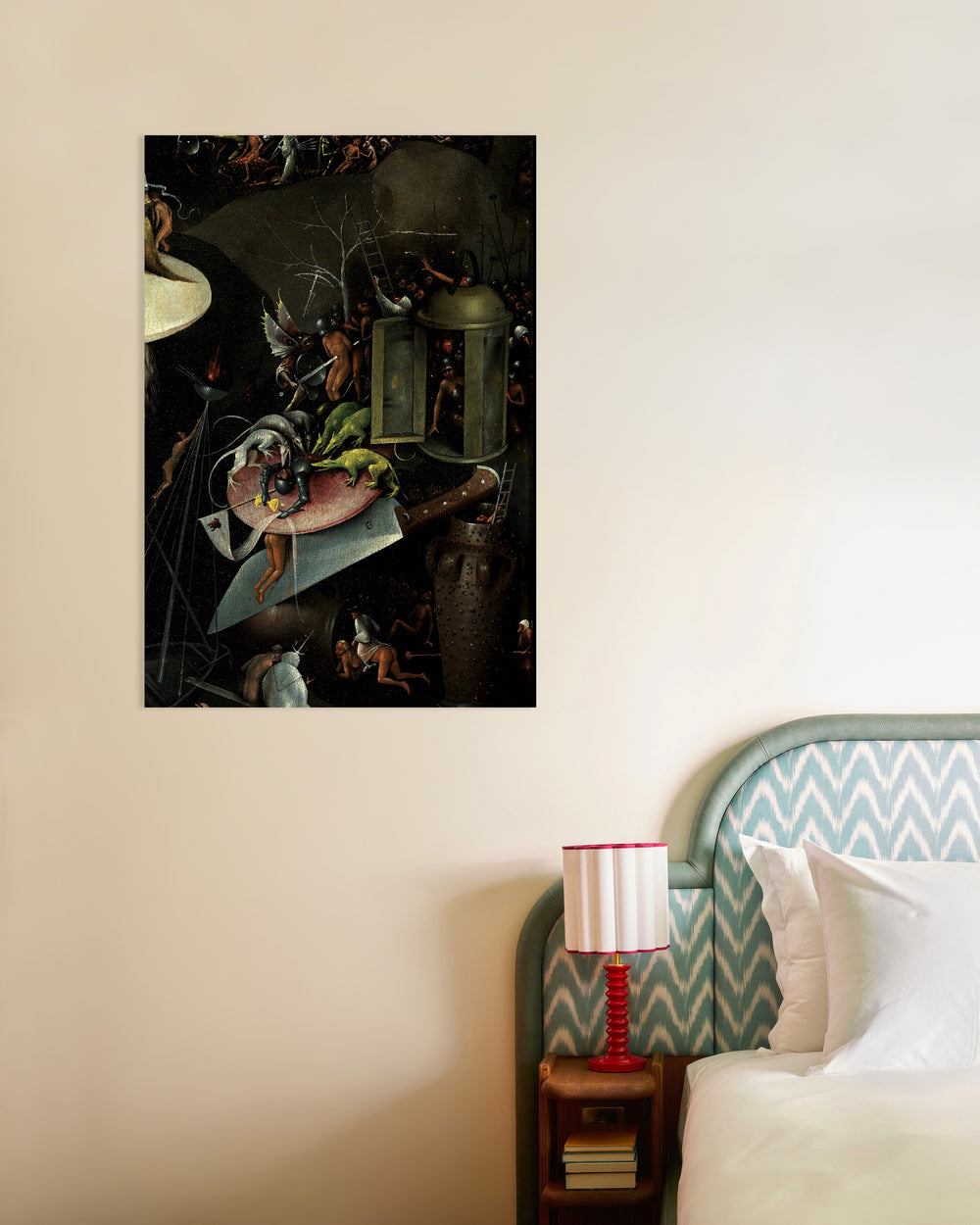 Bosch Garden of Earthly Delights knight detail | Posterscape